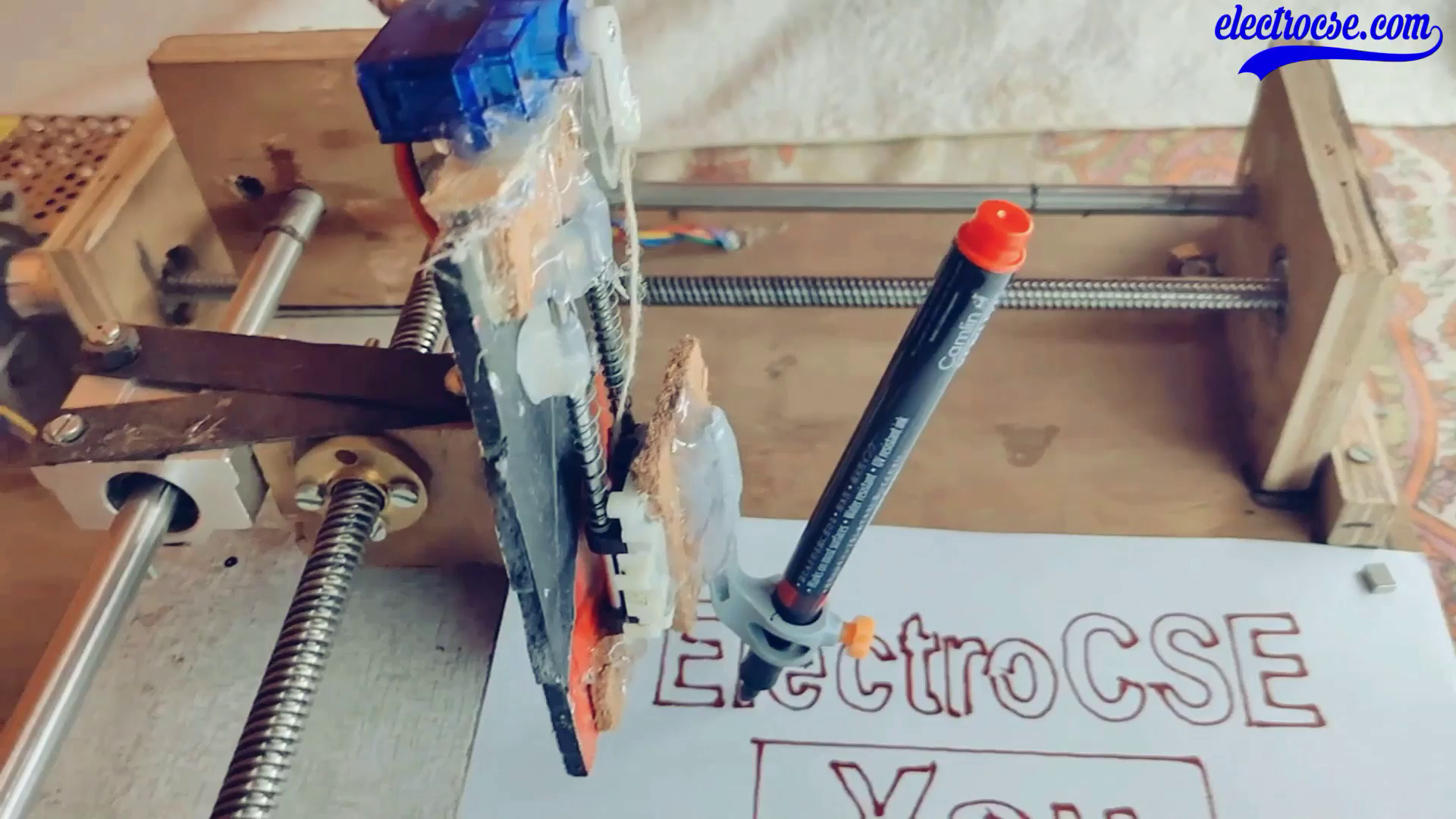 ElectroCSE CNC Pen Plotter Using Arduino - CNC
